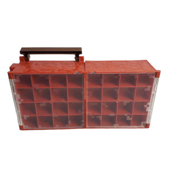 Mattel | Toys | Mattel Minecraft Mini Figure Storage Collector Case Red ...